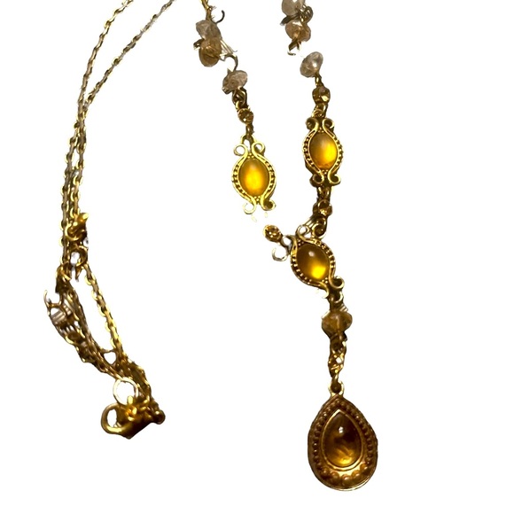 Avon | Jewelry | Vintage Avon Sh Signed Lariat Necklace With Chandelier ...